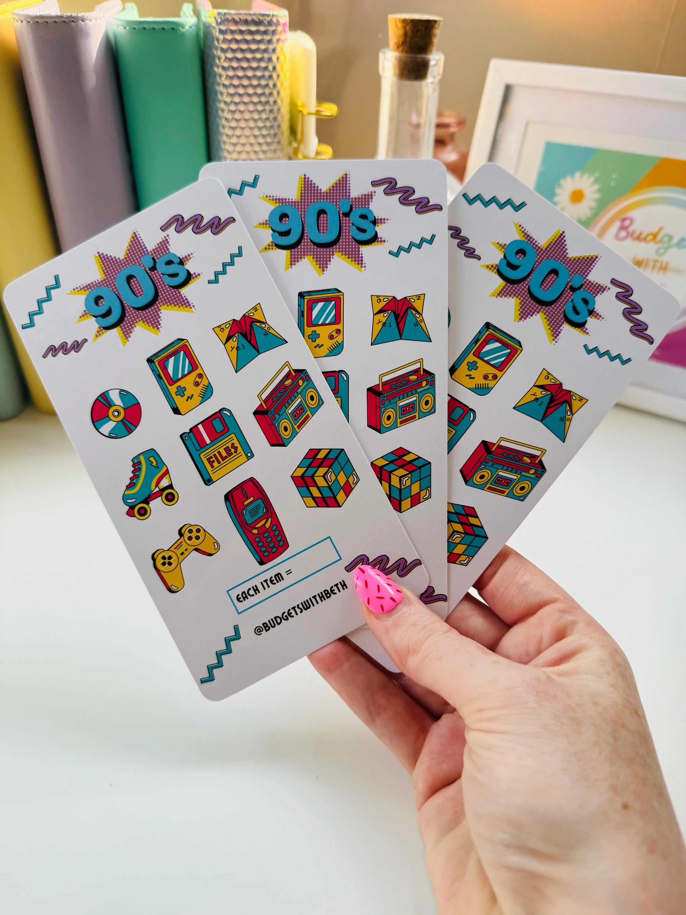 90’s SAVINGS Fund Tracker – Budgets With Beth