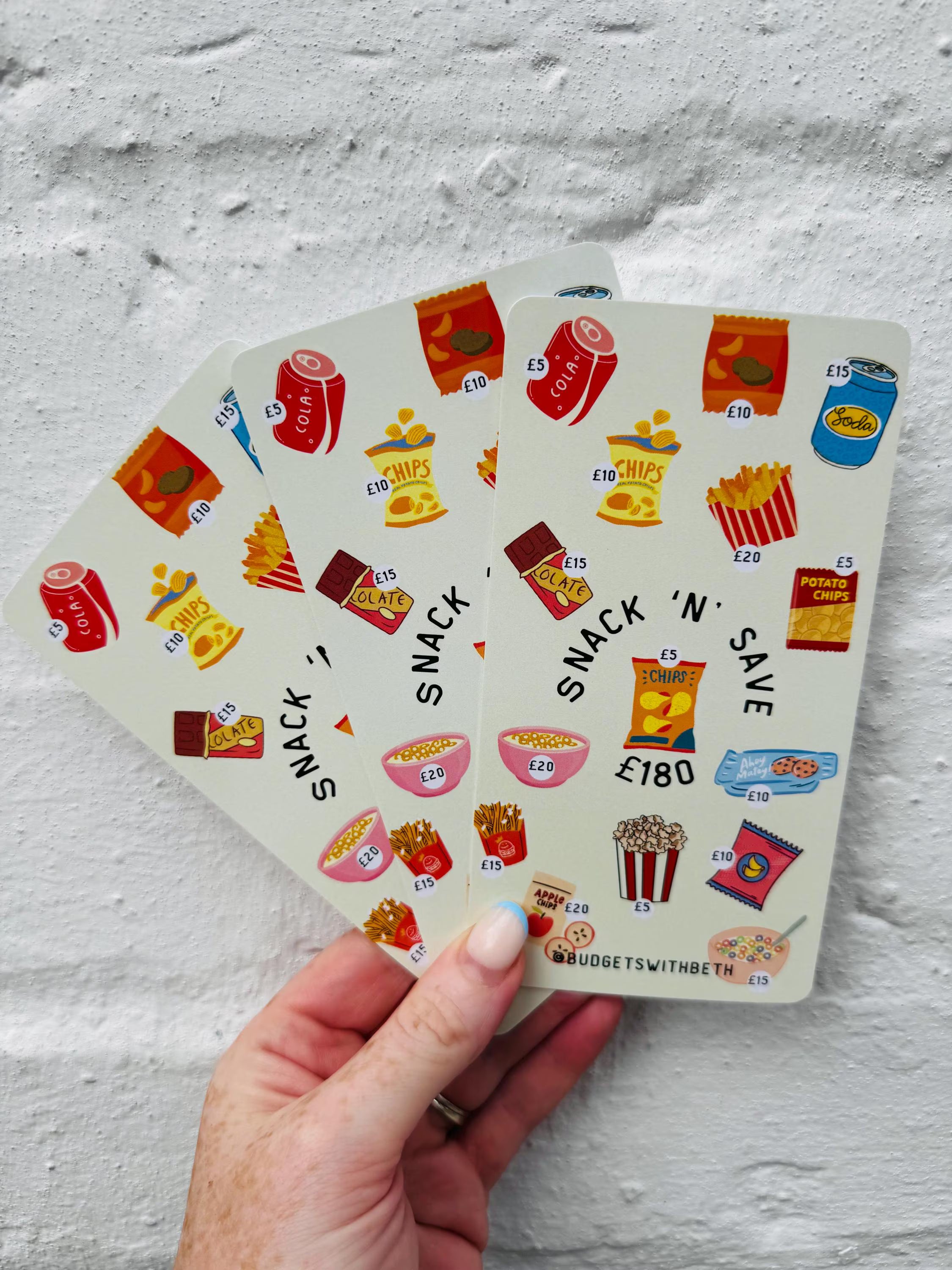 SNACK ‘N’ SAVE Challenge Fund Tracker – Budgets With Beth